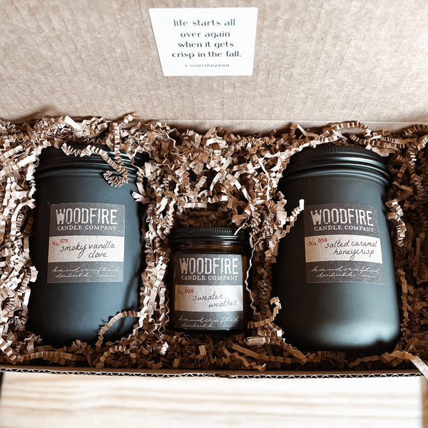 Seasonal Candle Subscription Box – Woodfire Candle Co