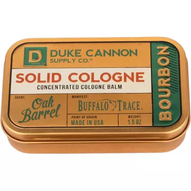 Duke Cannon - Solid Cologne: Oak Barrel Bourbon – Woodfire Candle Co